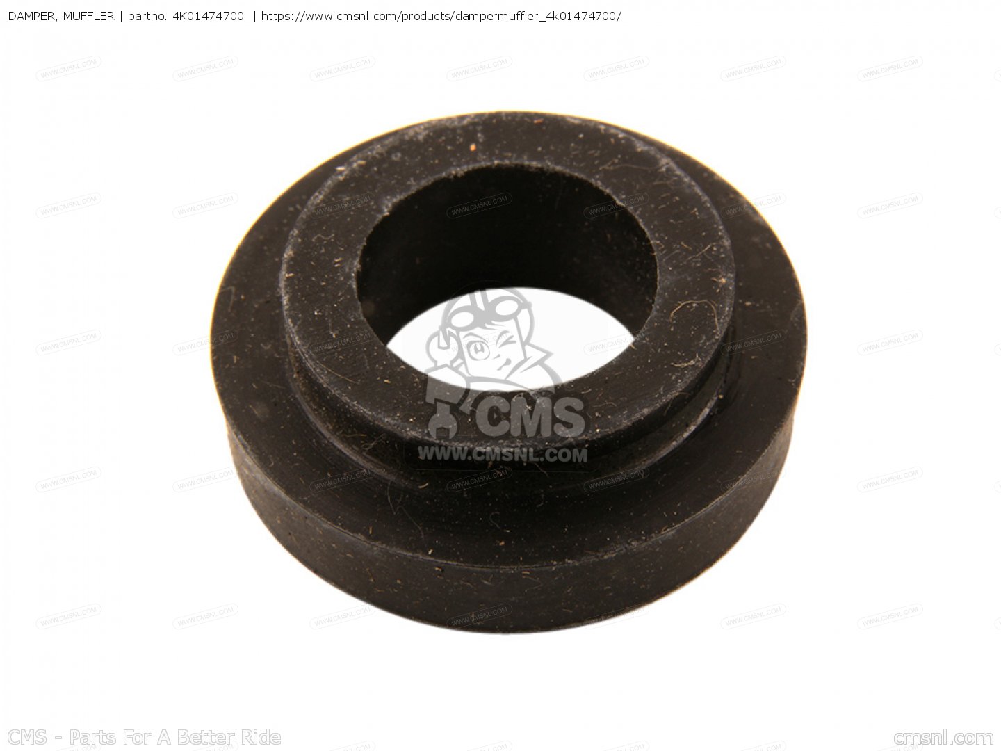 4K01474700: Damper, Muffler Yamaha - buy the 4K0-14747-00-00 at CMSNL