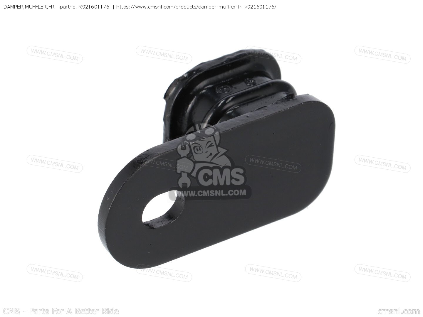 K921601176: DAMPER,MUFFLER,FR Suzuki - buy the K9216-01176 at CMSNL