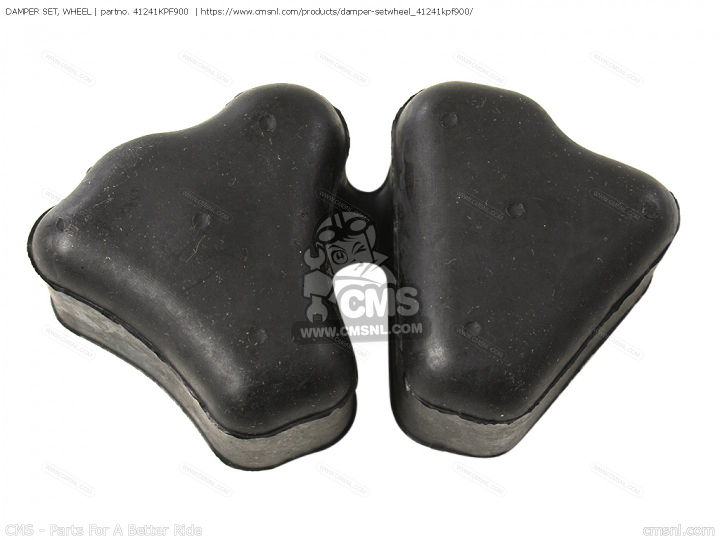 41241KPF900: DAMPER,REAR WHEEL Honda - buy the 41241-KPF-900 at CMSNL