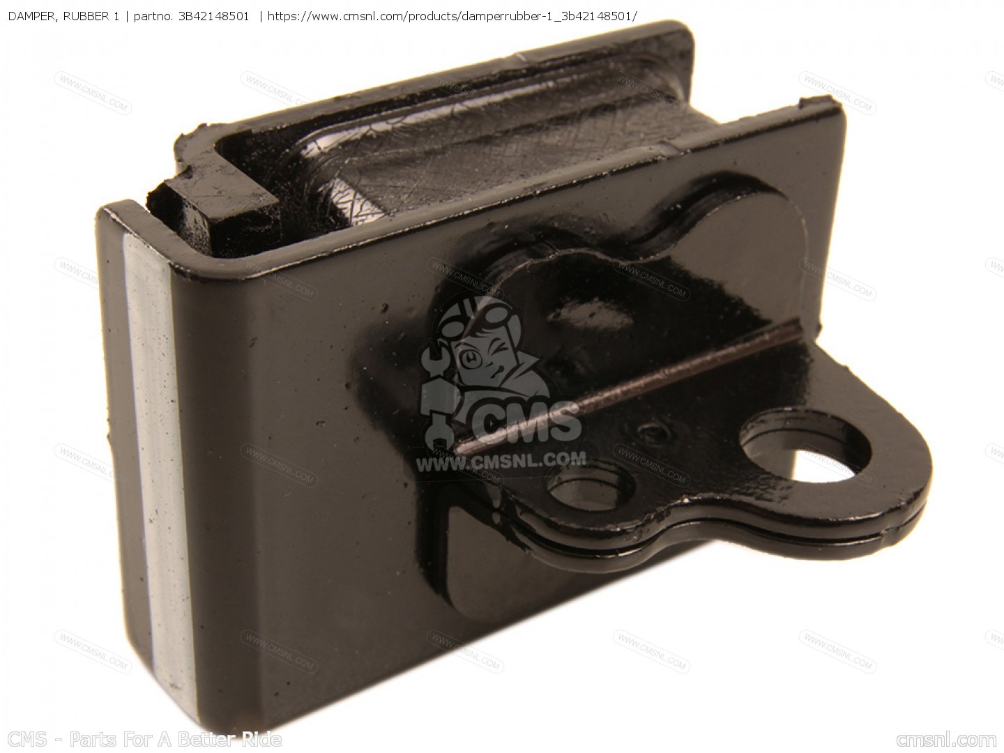 3B42148501: Damper, Rubber 1 Yamaha - buy the 3B4-21485-01-00 at CMSNL