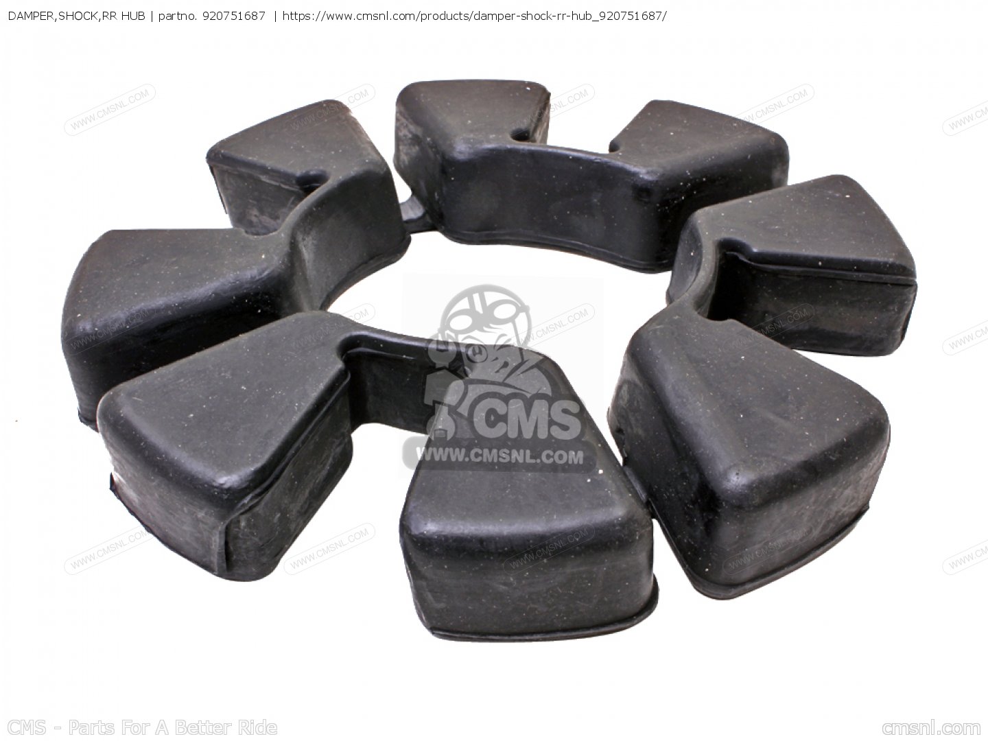 920751687: DAMPER,SHOCK,RR HUB Kawasaki - buy the 920751687 at CMSNL