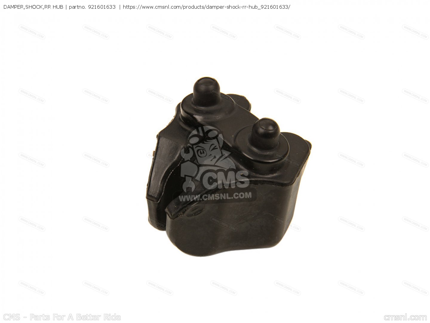 921601633: Damper,shock,rr Hub Kawasaki - buy the 92160-1633 at CMSNL