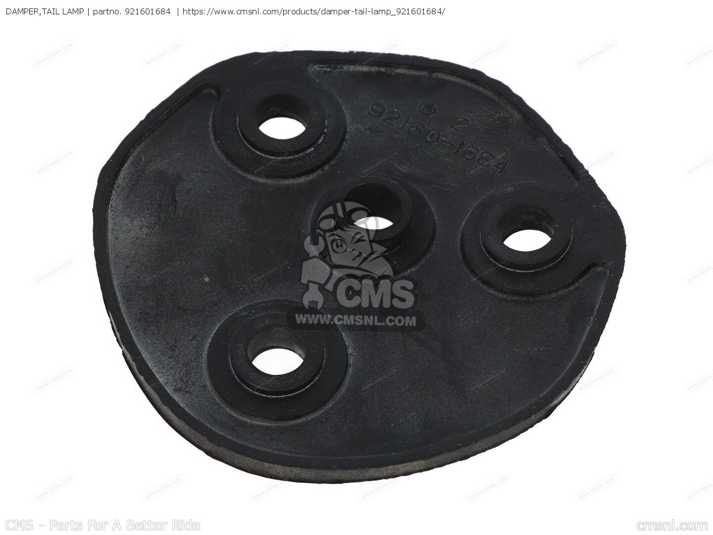 921601684: DAMPER,TAIL LAMP Kawasaki - buy the 921601684 at CMSNL