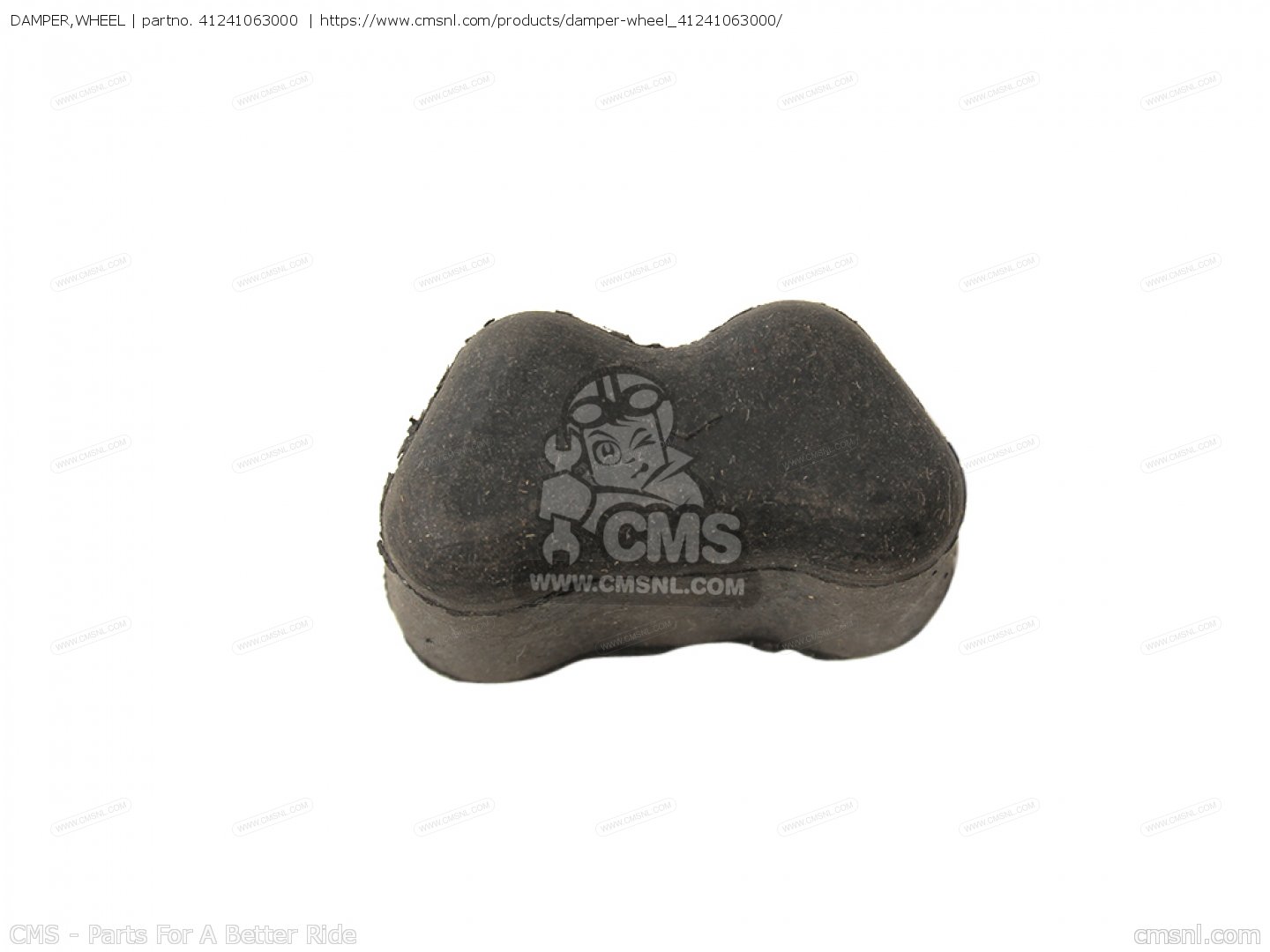 41241063000: DAMPER,WHEEL Honda - buy the 41241-063-000 at CMSNL