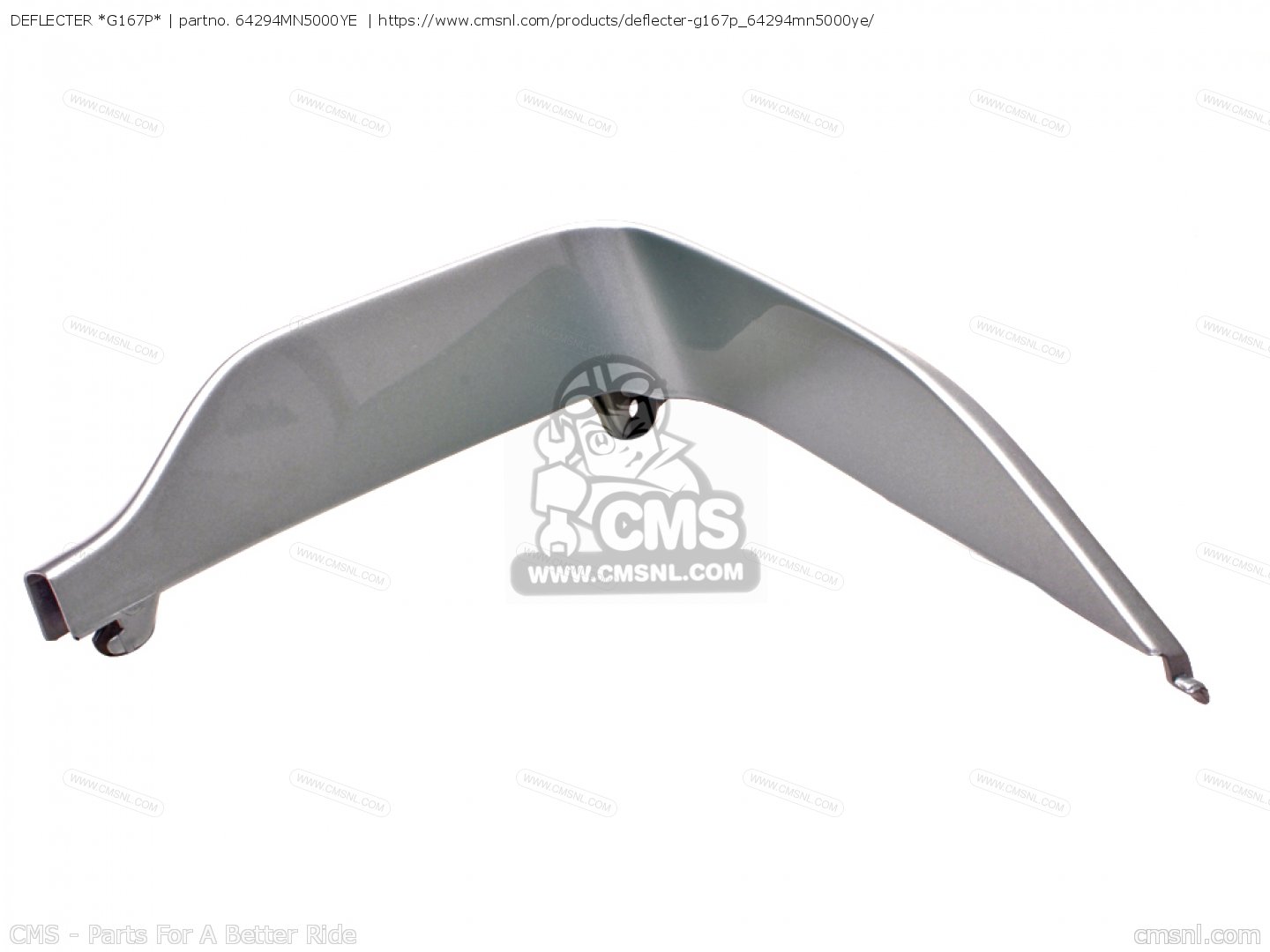 64294MN5000YE: Deflecter *g167p* Honda - buy the 64294-MN5-000YE at CMSNL