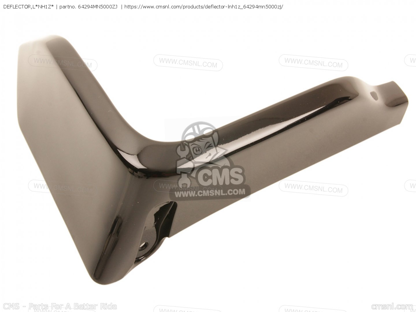 64294MN5000ZJ: DEFLECTOR,L*NH1Z* Honda - buy the 64294-MN5-000ZJ at CMSNL