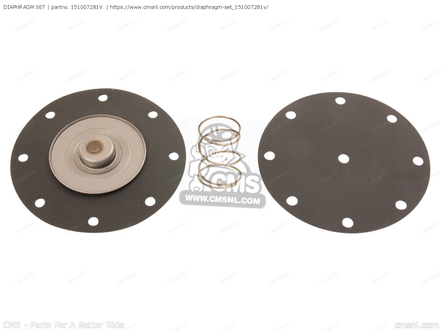151007281V: DIAPHRAGM SET Suzuki - buy the 15100-7281V at CMSNL