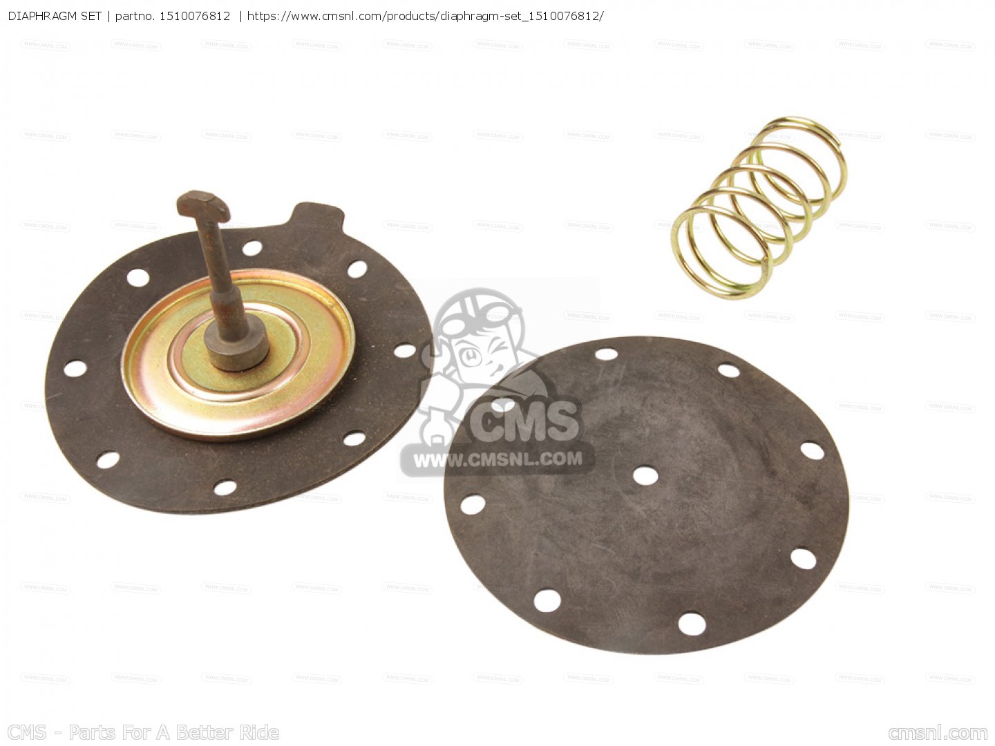 1510076812: DIAPHRAGM SET Suzuki - buy the 15100-76812 at CMSNL