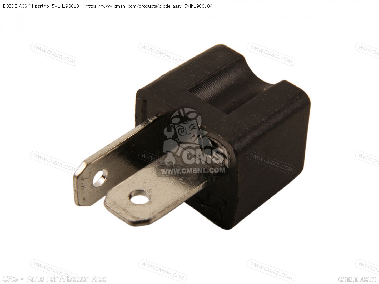 5VL-H1980-10-00 Diode Assy, 5VLH198010 Yamaha - YBR125ED