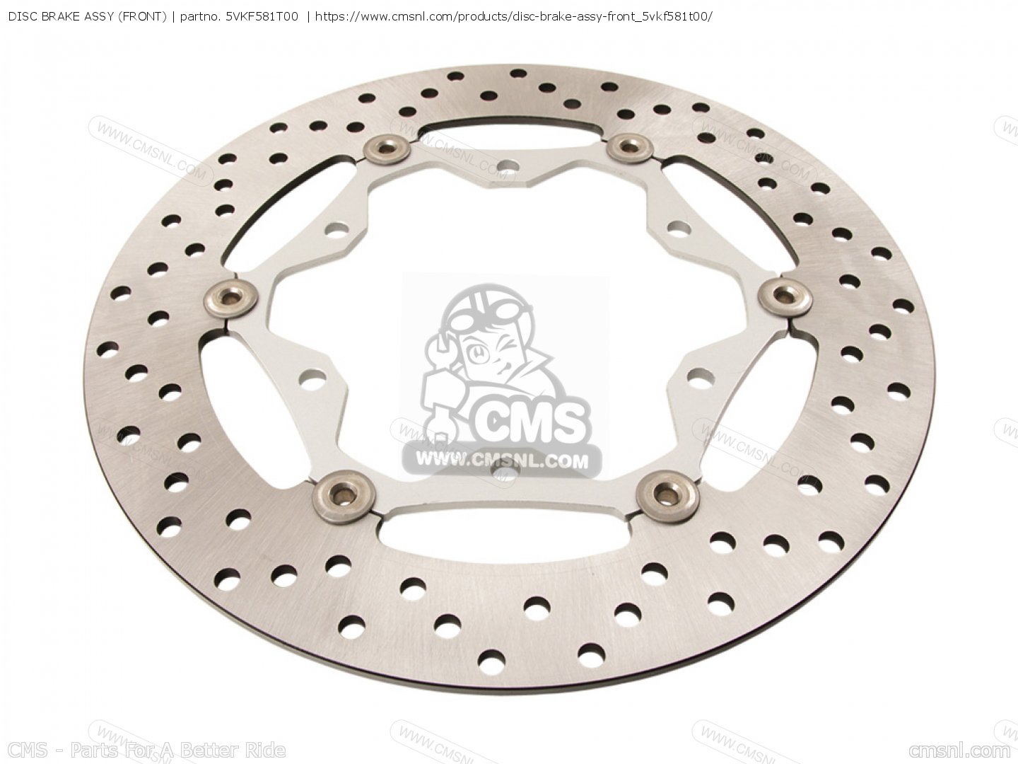 5VKF581T00: DISC BRAKE ASSY (FRONT) Yamaha - buy the 5VK-F581T-00-00 at ...