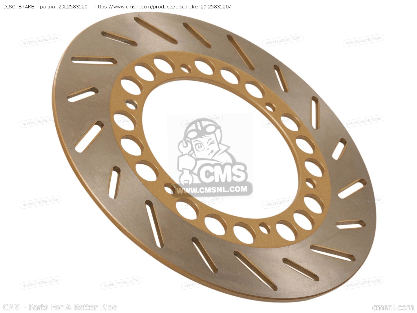 DISC, BRAKE for Yamaha - order at CMSNL