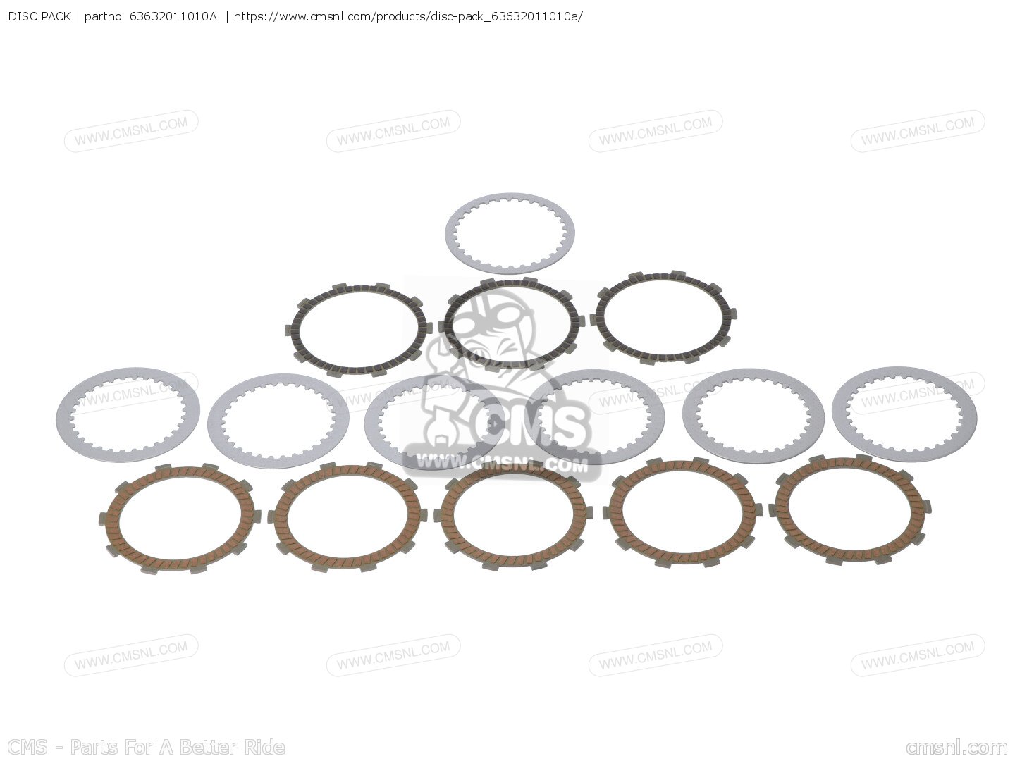 63632011010A: DISC PACK Husqvarna - buy the 63632011010 at CMSNL