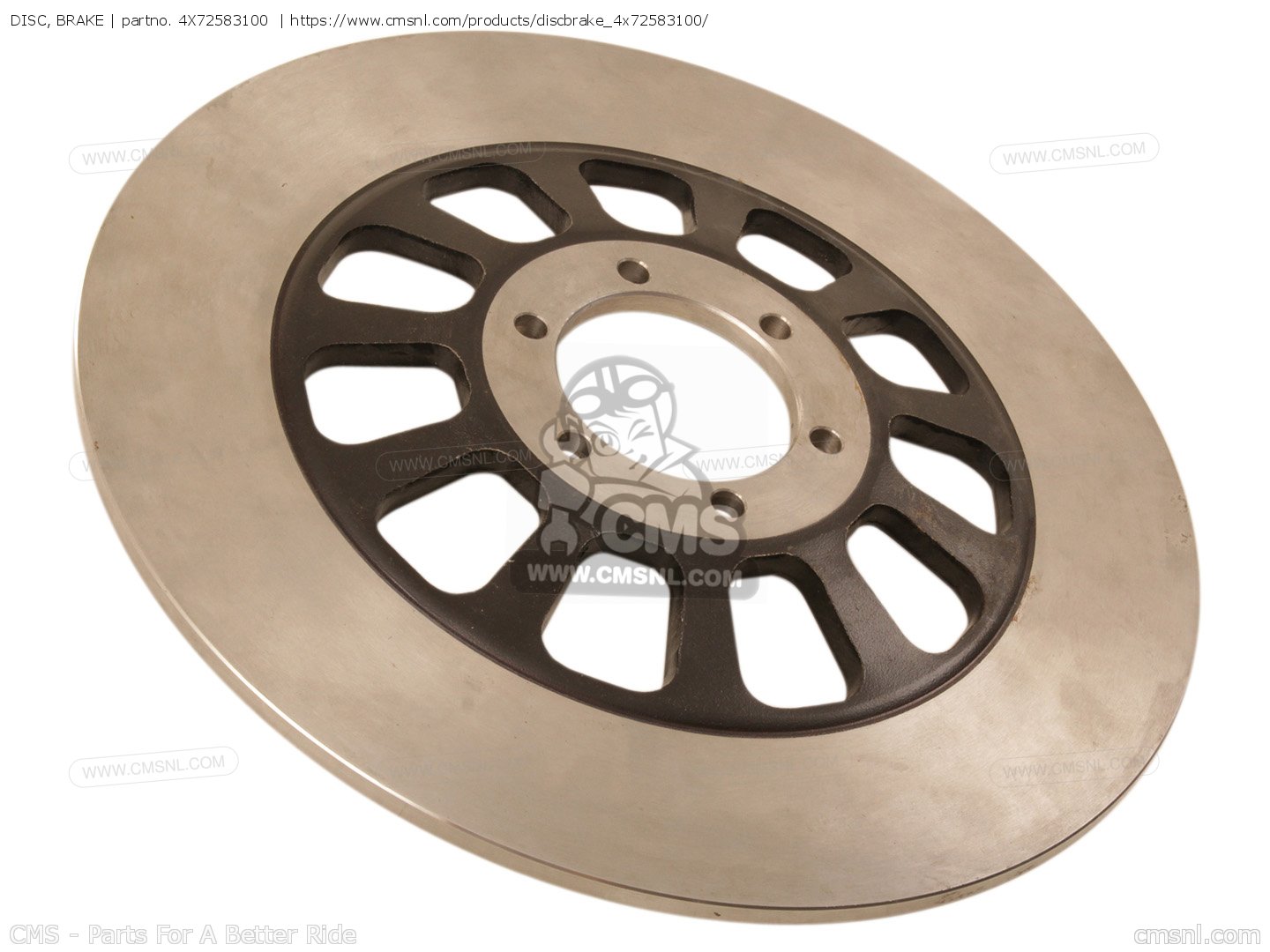 4X72583100: Disc, Brake Yamaha - buy the 4X7-25831-00-00 at CMSNL