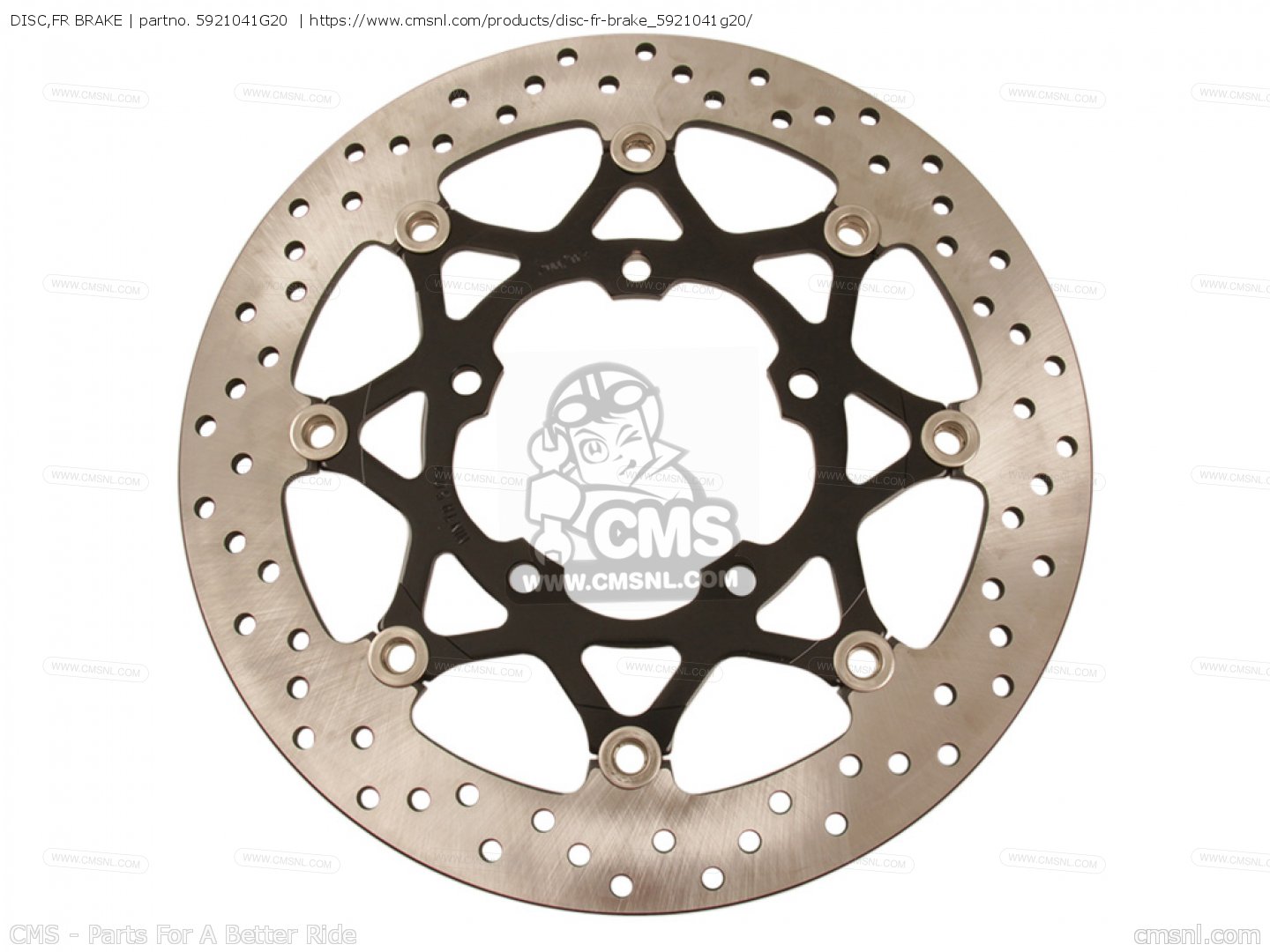 5921041G20: DISC,FR BRAKE Suzuki - buy the 59210-41G20 at CMSNL