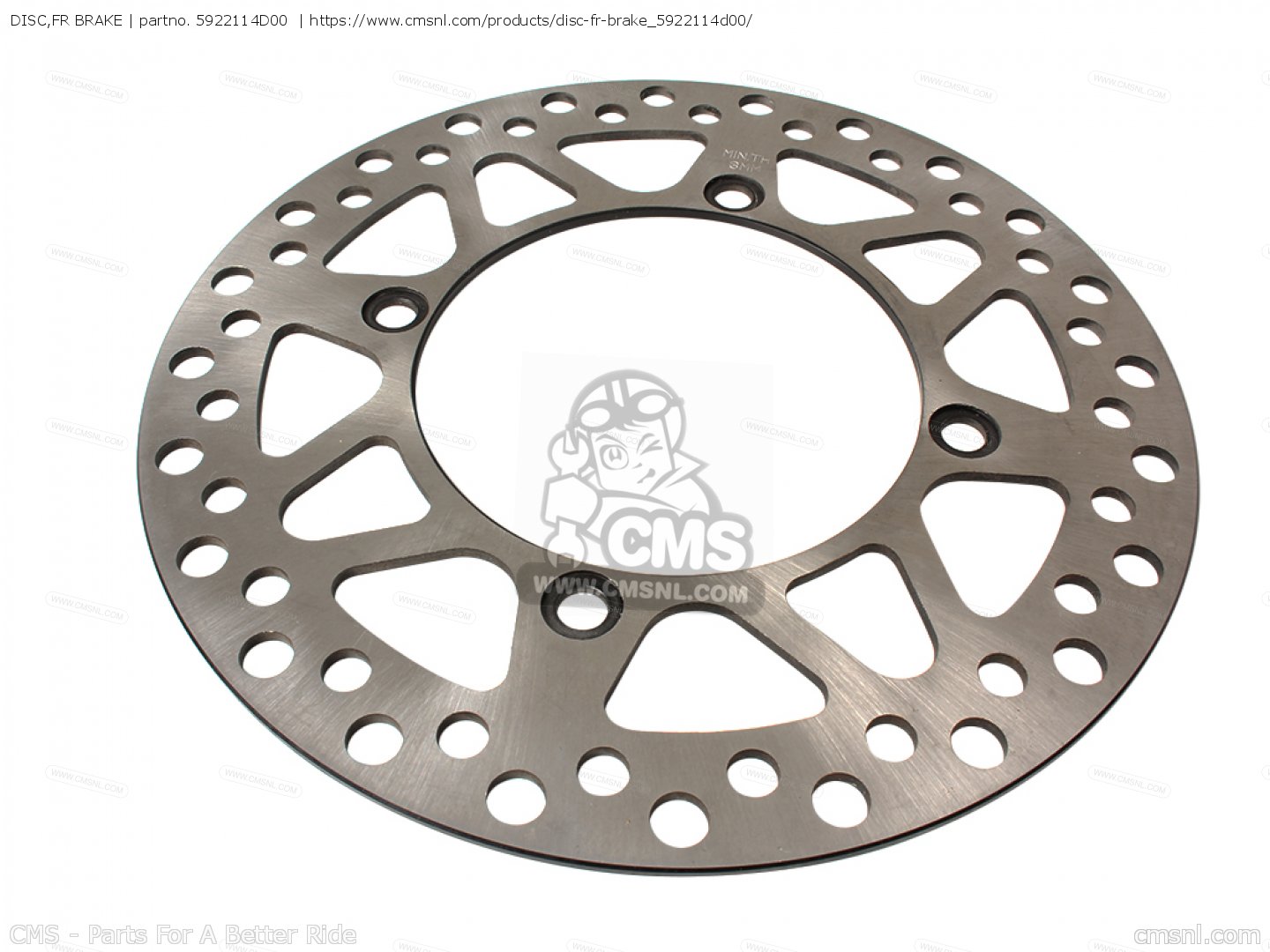 5922114D00: DISC,FR BRAKE Suzuki - buy the 59221-14D00 at CMSNL
