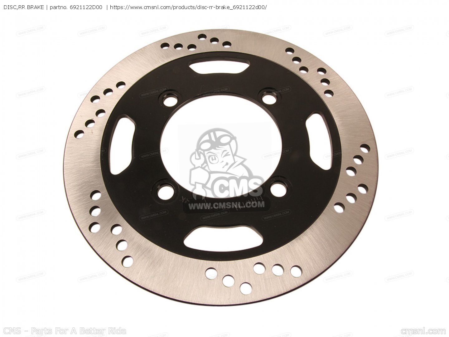 6921122D00: DISC,RR BRAKE Suzuki - buy the 69211-22D00 at CMSNL