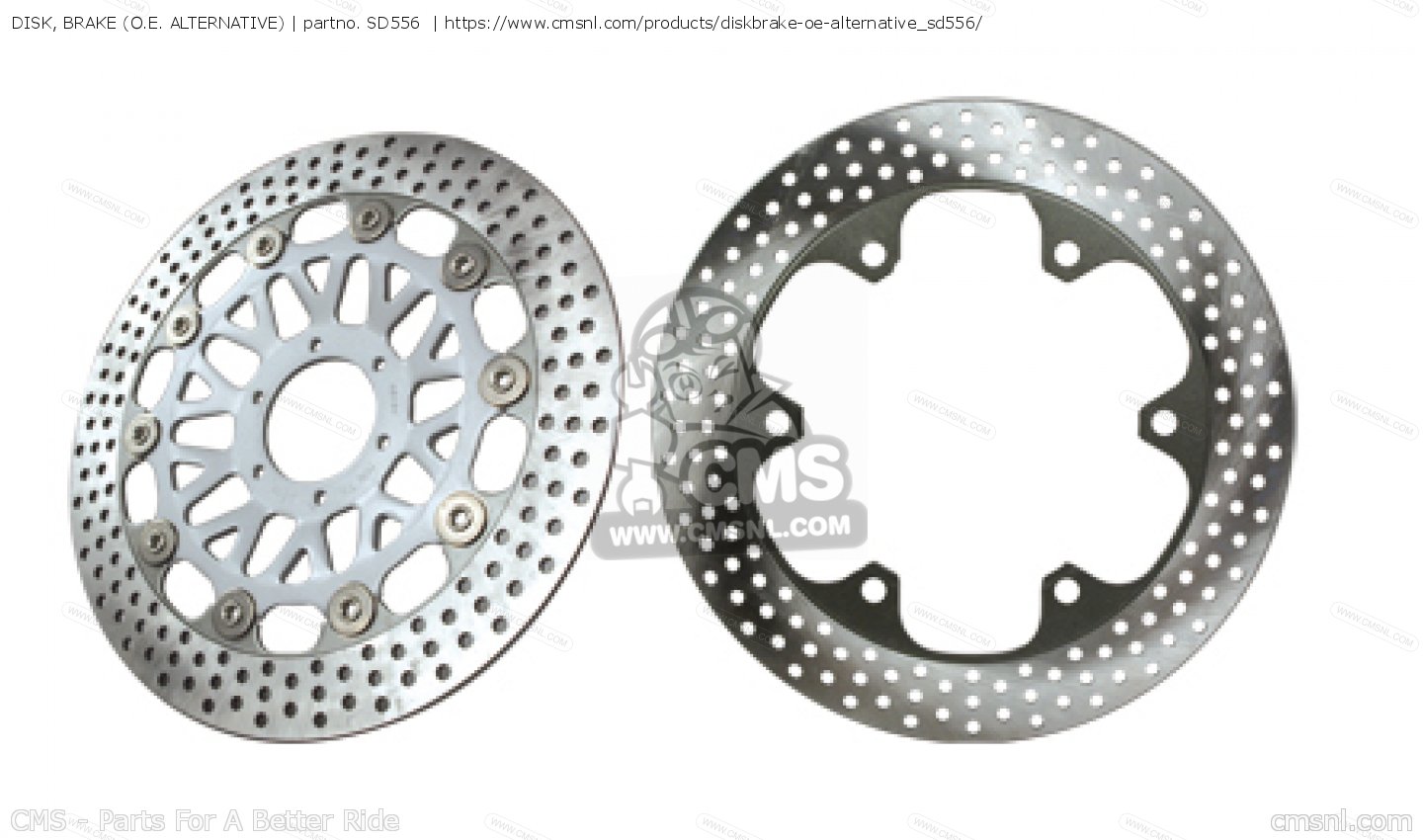 SD556: DISK, BRAKE Honda - buy the SD556 at CMSNL