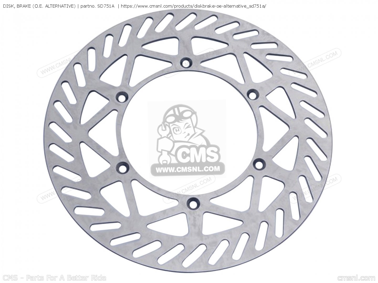 SD751A: DISK, BRAKE Yamaha - buy the SD751A at CMSNL