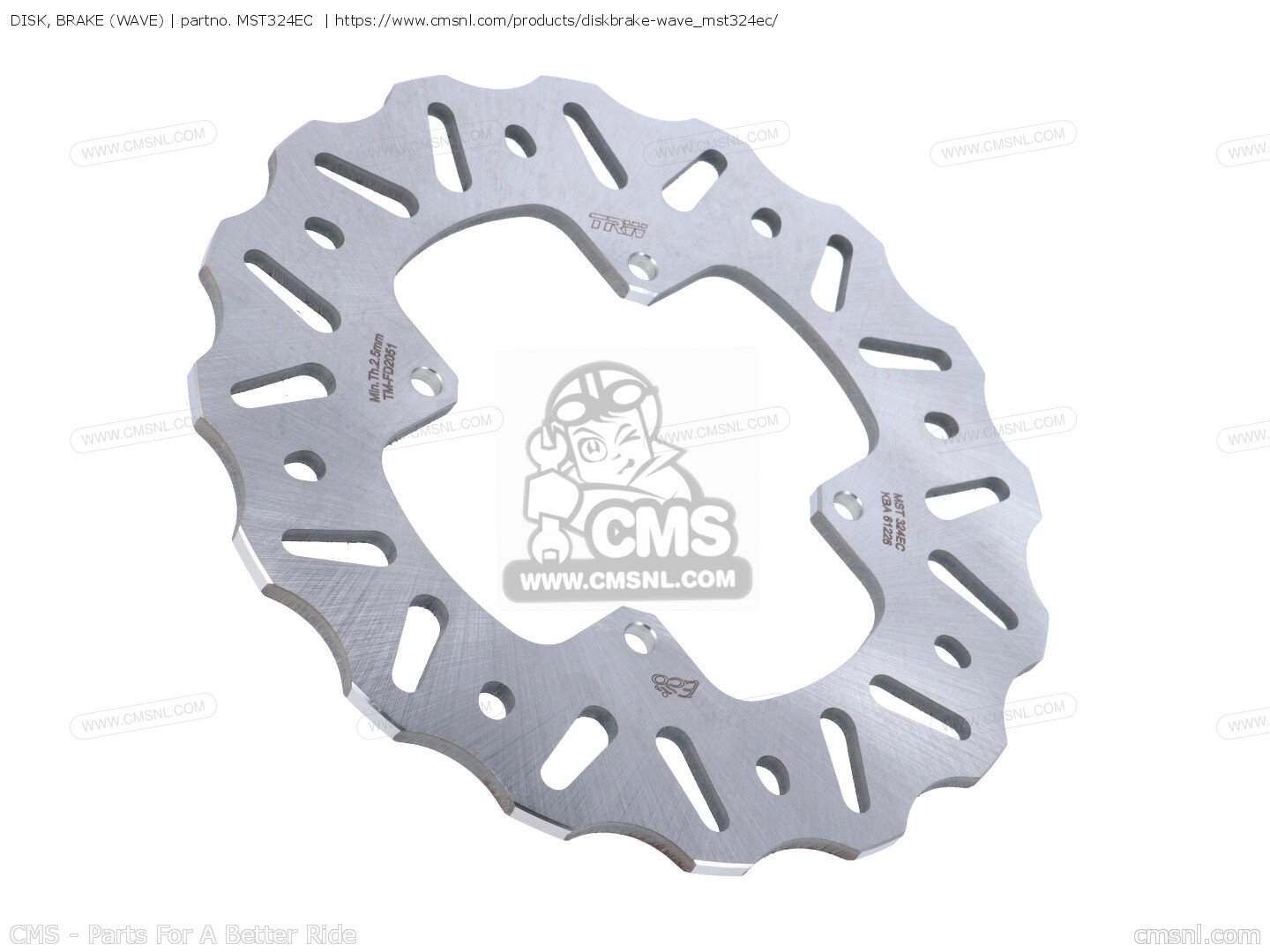 MST324EC: Disk, Brake (wave) Honda - buy the MST324EC at CMSNL
