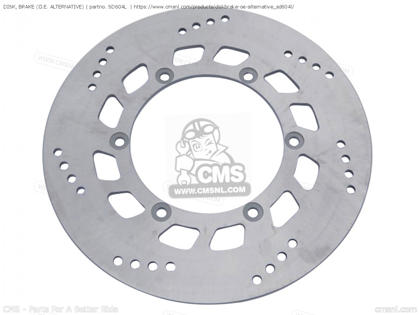 SD604L: Disk, Brake Yamaha - buy the SD604L at CMSNL