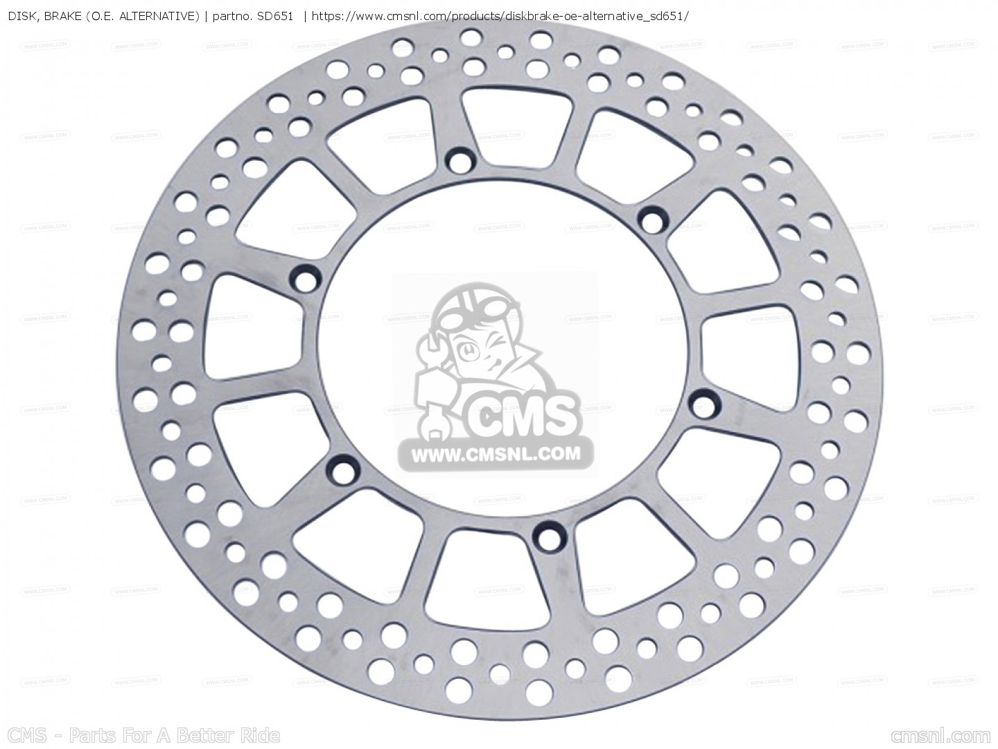 SD651: Disk, Brake Yamaha - buy the SD651 at CMSNL