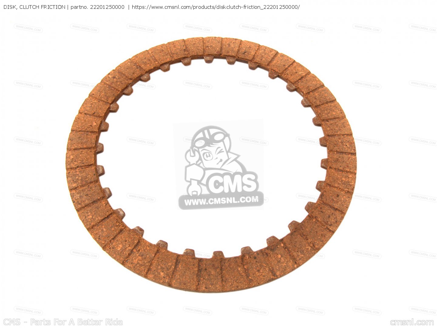 22201250000: Disk, Clutch Friction (mca) Honda - buy the 22201-250-000 ...