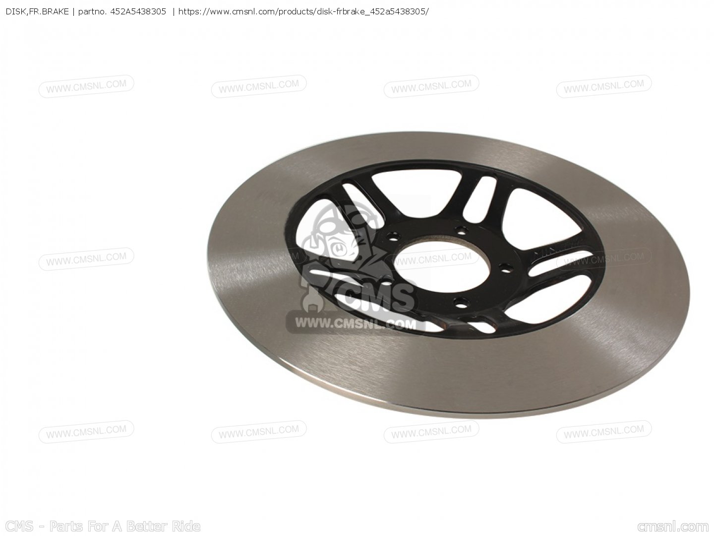 452A5438305: DISK,FR.BRAKE Honda - buy the 452A5-438-305 at CMSNL