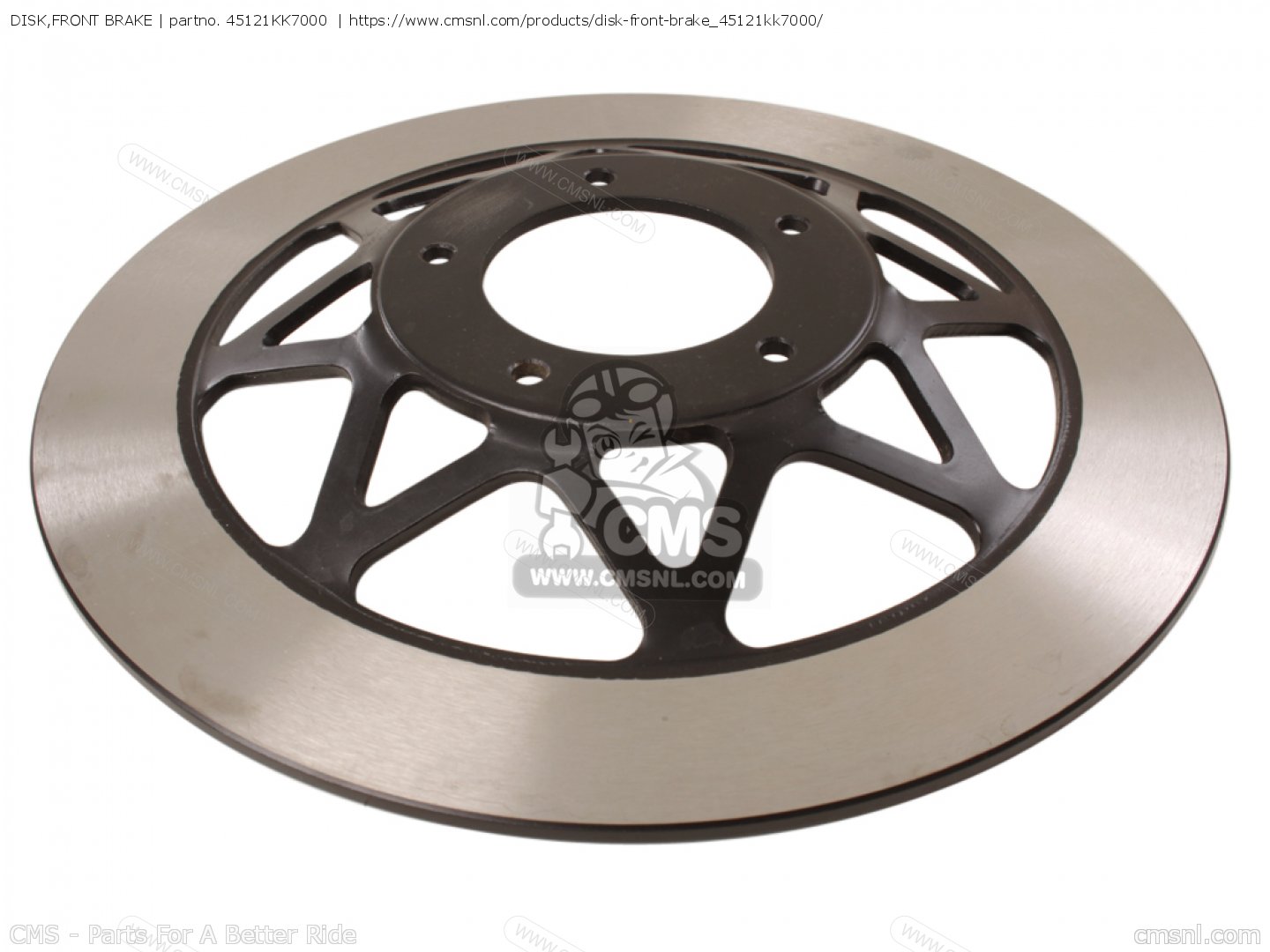 45121KK7000: DISK,FRONT BRAKE Honda - buy the 45121-KK7-000 at CMSNL