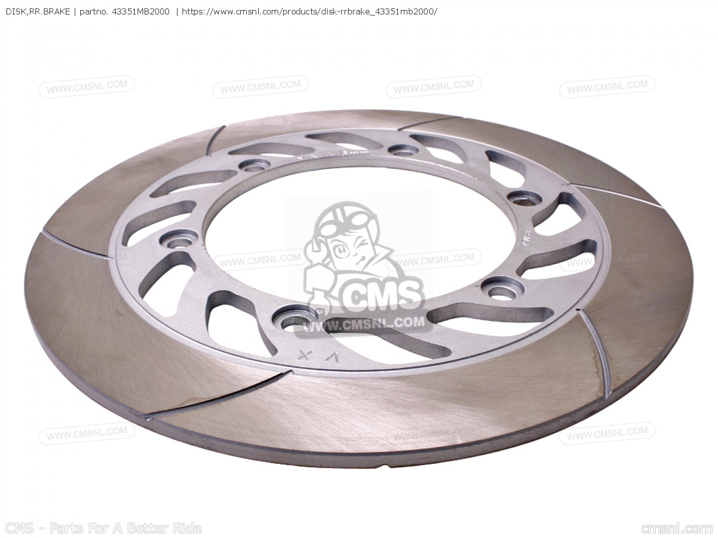 43351MB2000: Disk,rr.brake Honda - buy the 43351-MB2-000 at CMSNL