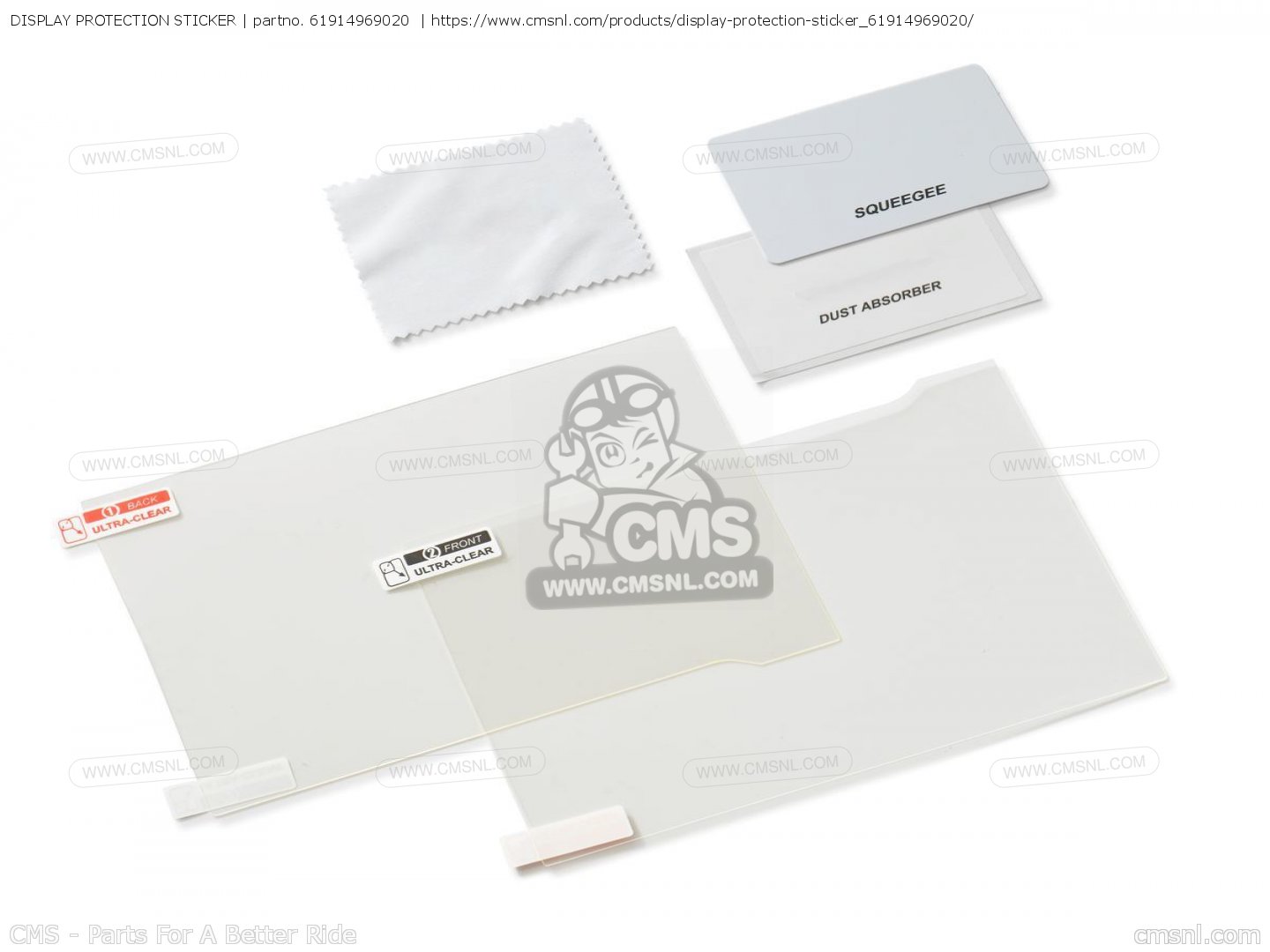 61914969020: DISPLAY PROTECTION STICKER KTM - buy the 61914969020 at CMSNL