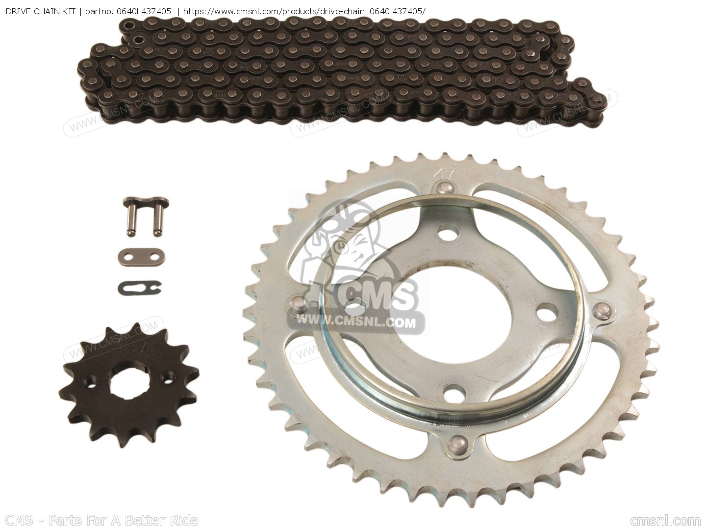 0640L437405: Drive Chain Kit Honda - buy the 0640L-437-405 at CMSNL
