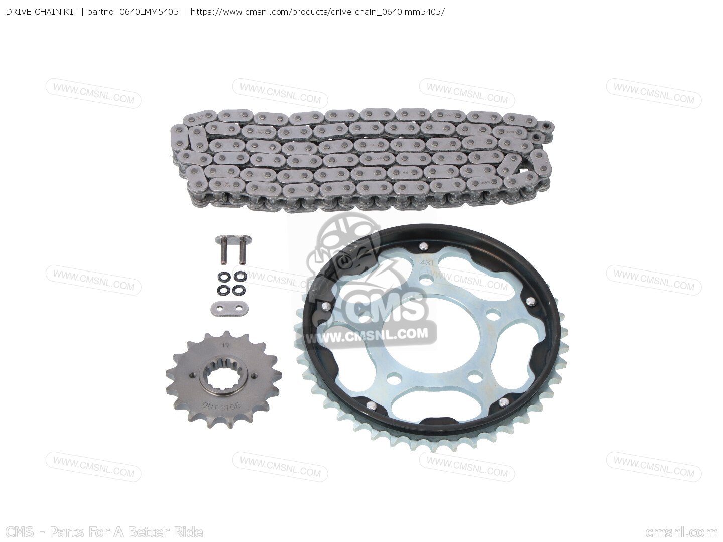 0640LMM5405: Drive Chain Kit Honda - buy the 0640L-MM5-405 at CMSNL