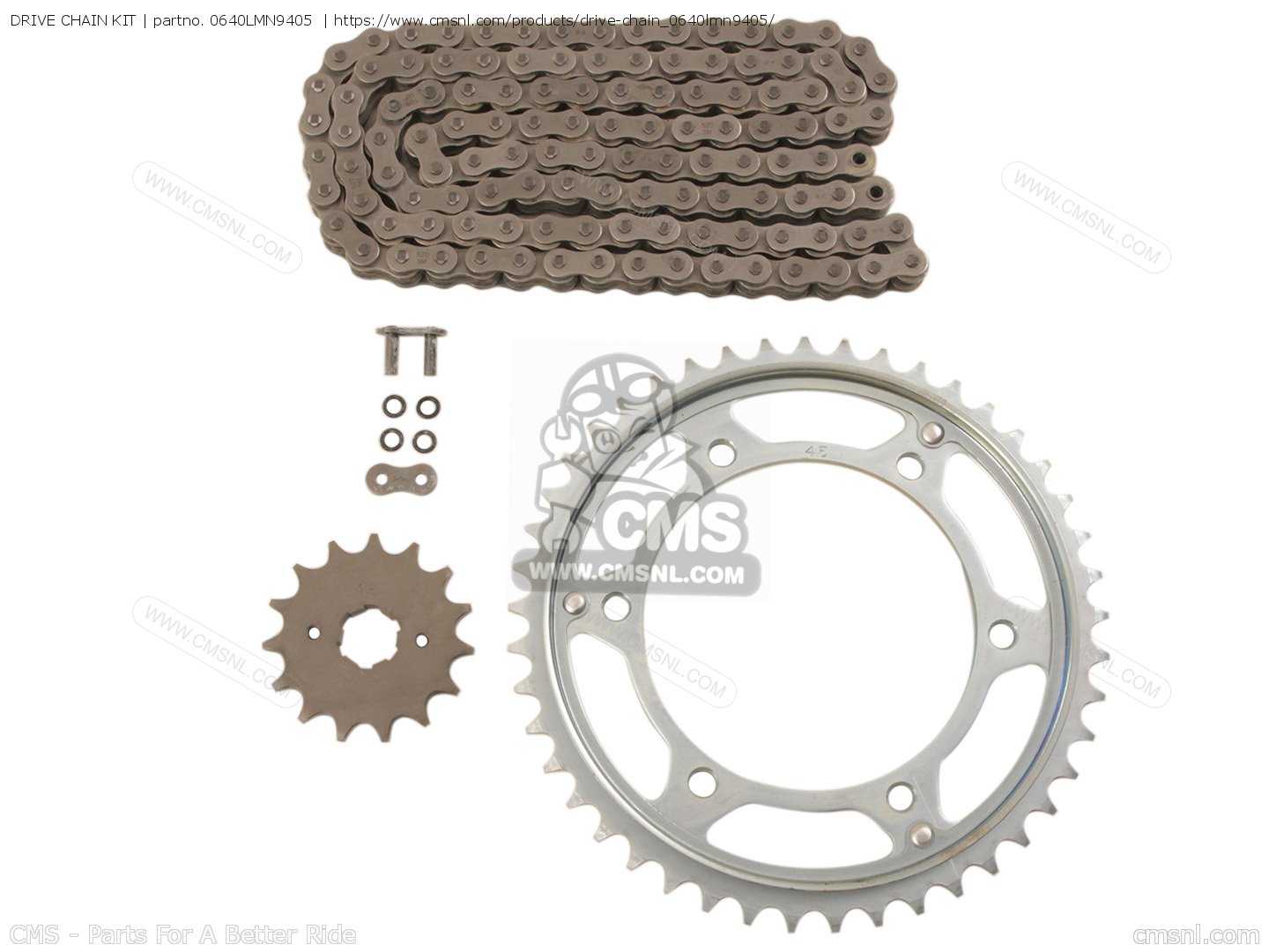 0640LMN9405: Drive Chain Kit Honda - buy the 0640L-MN9-405 at CMSNL