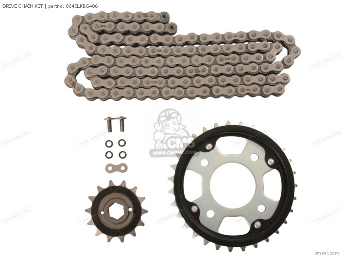 0640LKBG406: DRIVE CHAIN KIT Honda - buy the 0640L-KBG-406 at CMSNL