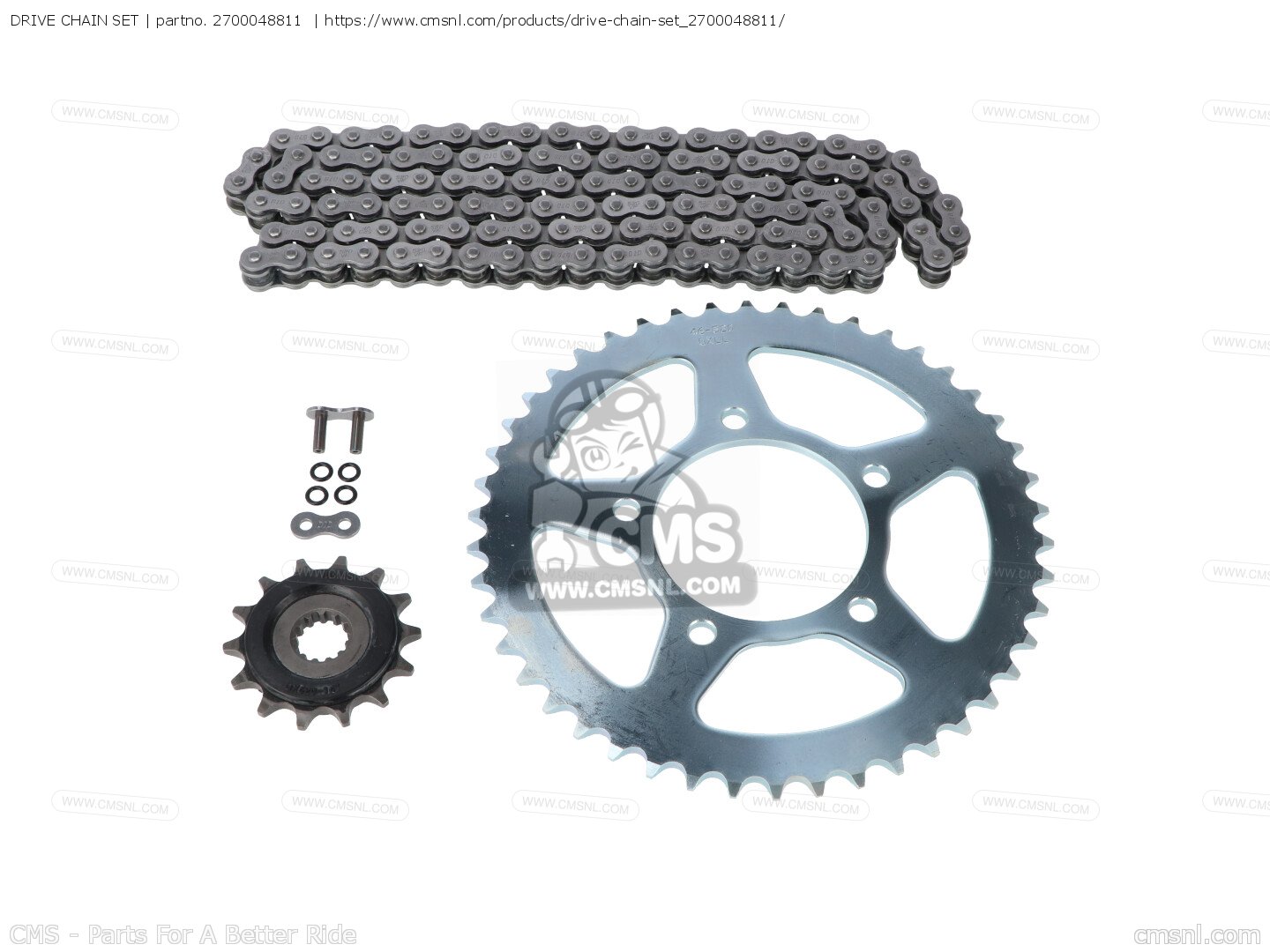 2700048811: DRIVE CHAIN SET Suzuki - buy the 27000-48811 at CMSNL