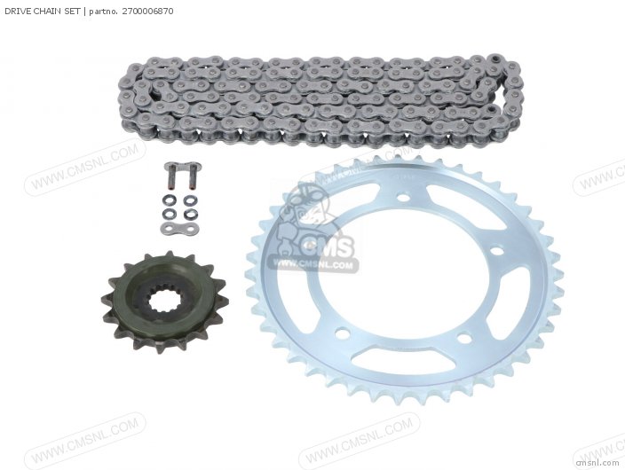 2700006870: Drive Chain Set Suzuki - buy the 27000-06870 at CMSNL