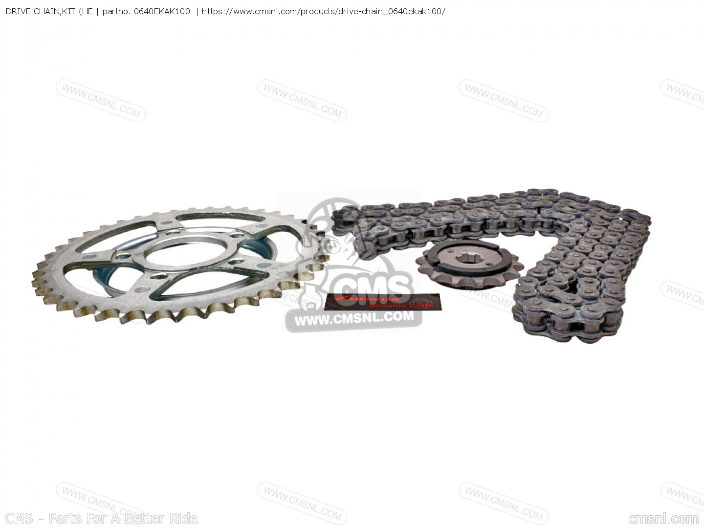 0640EKAK100: Drive Chain,kit (he Honda - buy the 0640E-KAK-100 at CMSNL