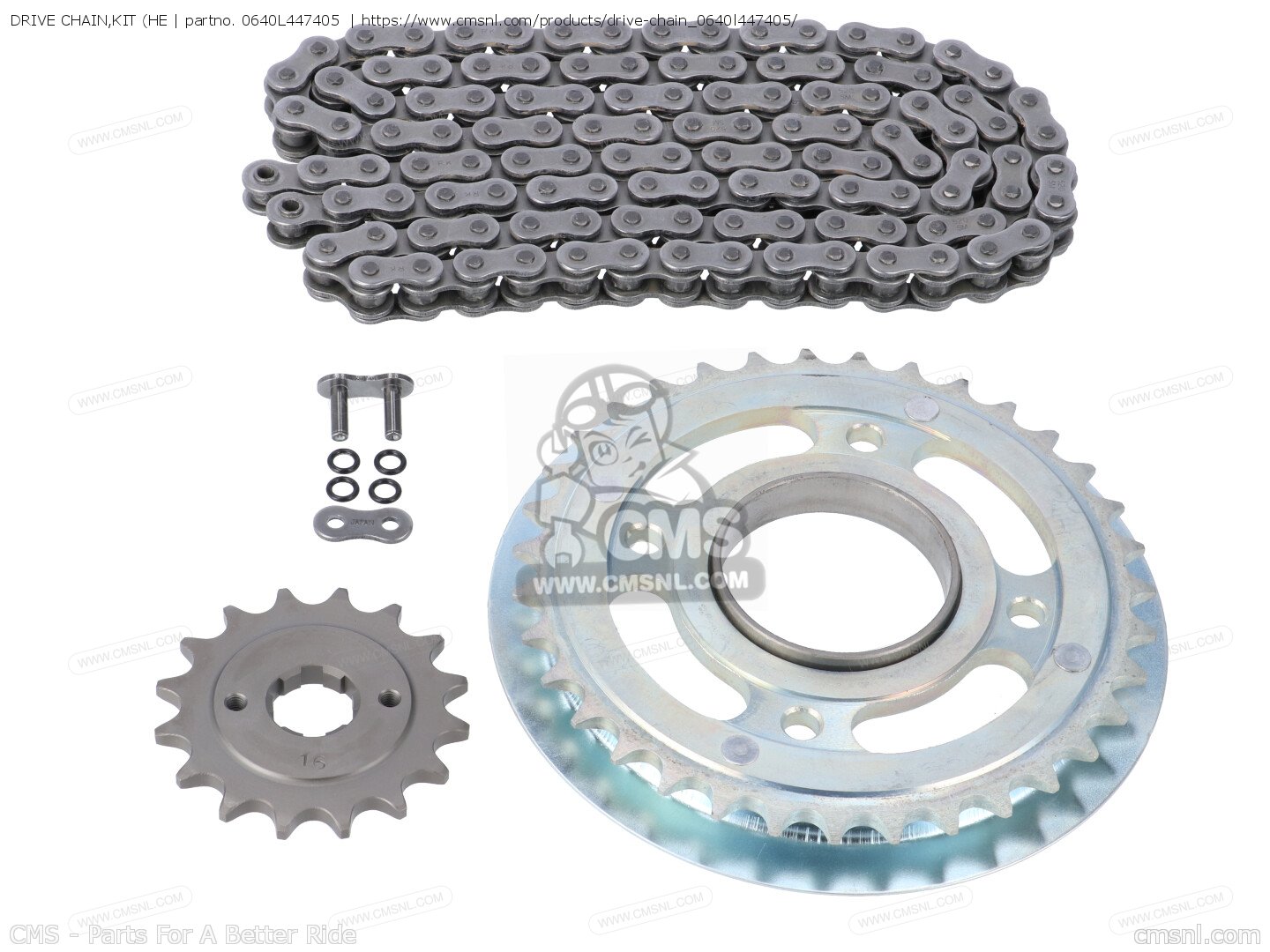 0640L447405: Drive Chain,kit (he Honda - buy the 0640L-447-405 at CMSNL
