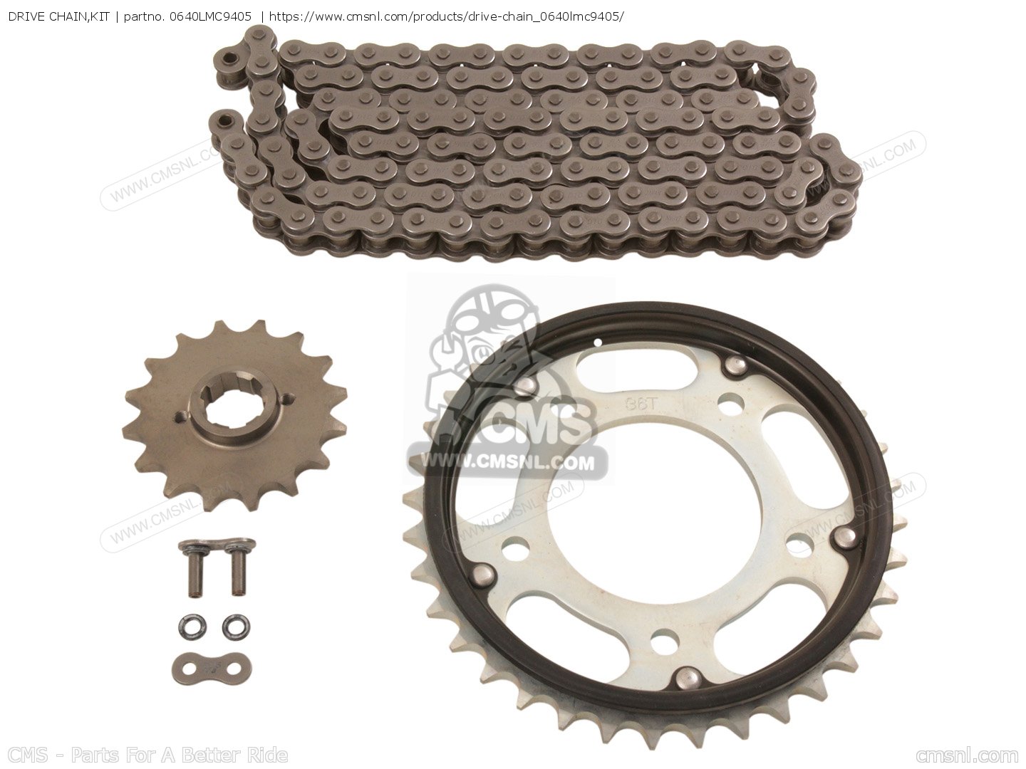 0640LMC9405: Drive Chain,kit Honda - buy the 0640L-MC9-405 at CMSNL