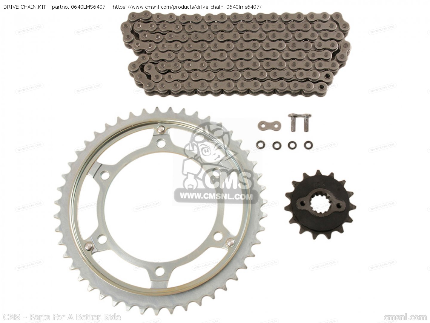 0640LMS6407: DRIVE CHAIN,KIT Honda - buy the 0640L-MS6-407 at CMSNL
