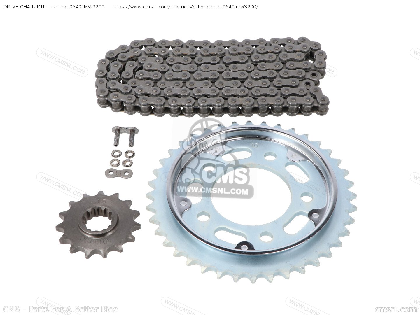0640LMW3200: Drive Chain,kit Honda - buy the 0640L-MW3-200 at CMSNL