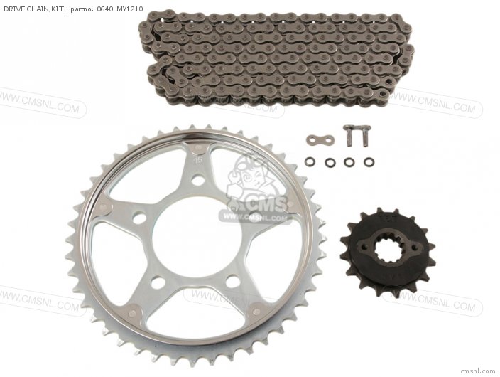 0640LMY1210: DRIVE CHAIN,KIT Honda - buy the 0640L-MY1-210 at CMSNL