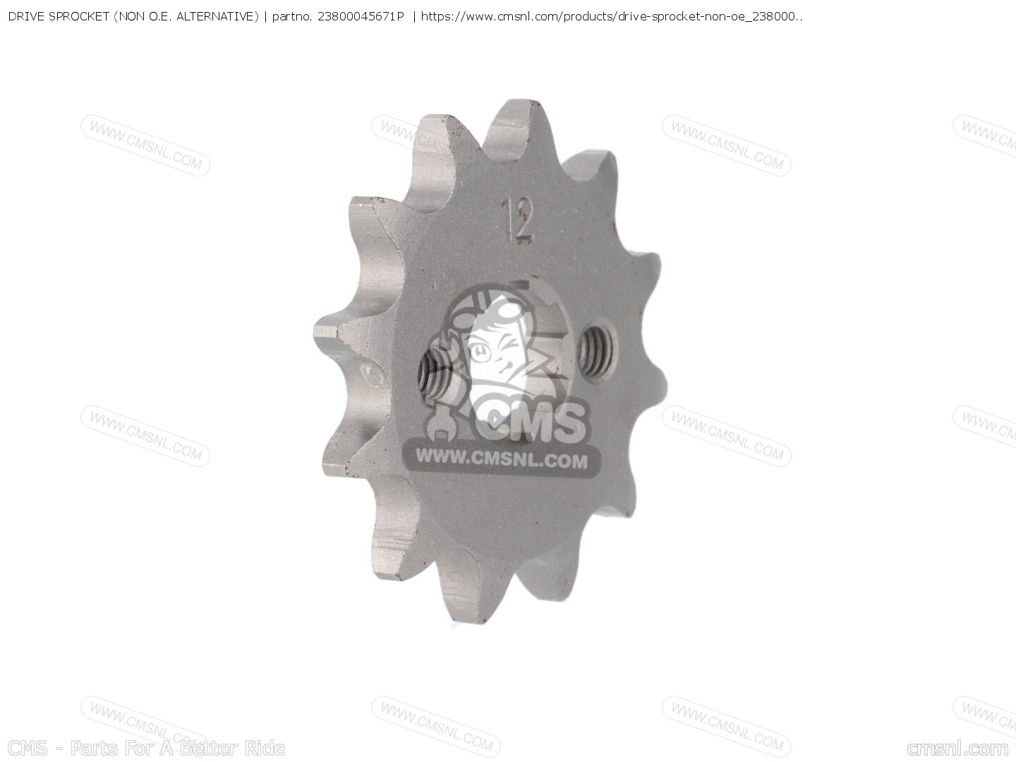 DRIVE SPROCKET (NON O.E. ALTERNATIVE) for Honda - order at CMSNL
