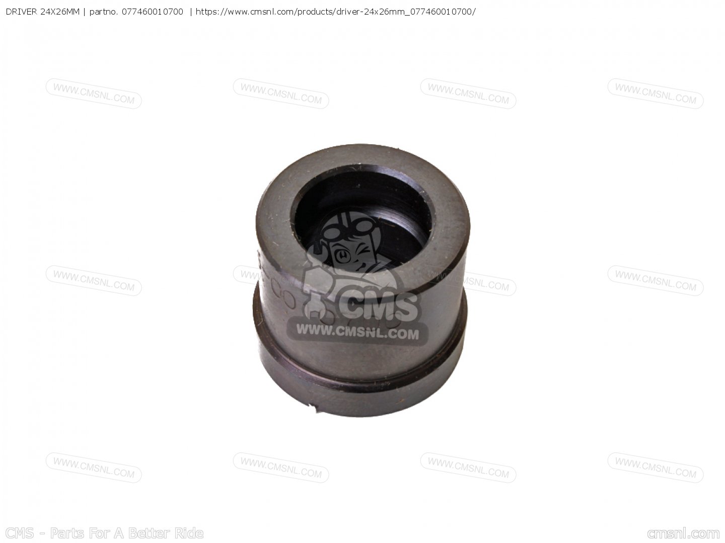 077460010700: DRIVER 24X26MM Honda - buy the 07746-0010700 at CMSNL