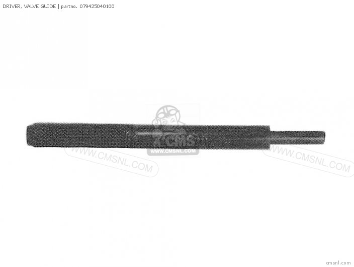 079425040100: Driver, Valve Guide Honda - buy the 07942-5040100 at CMSNL