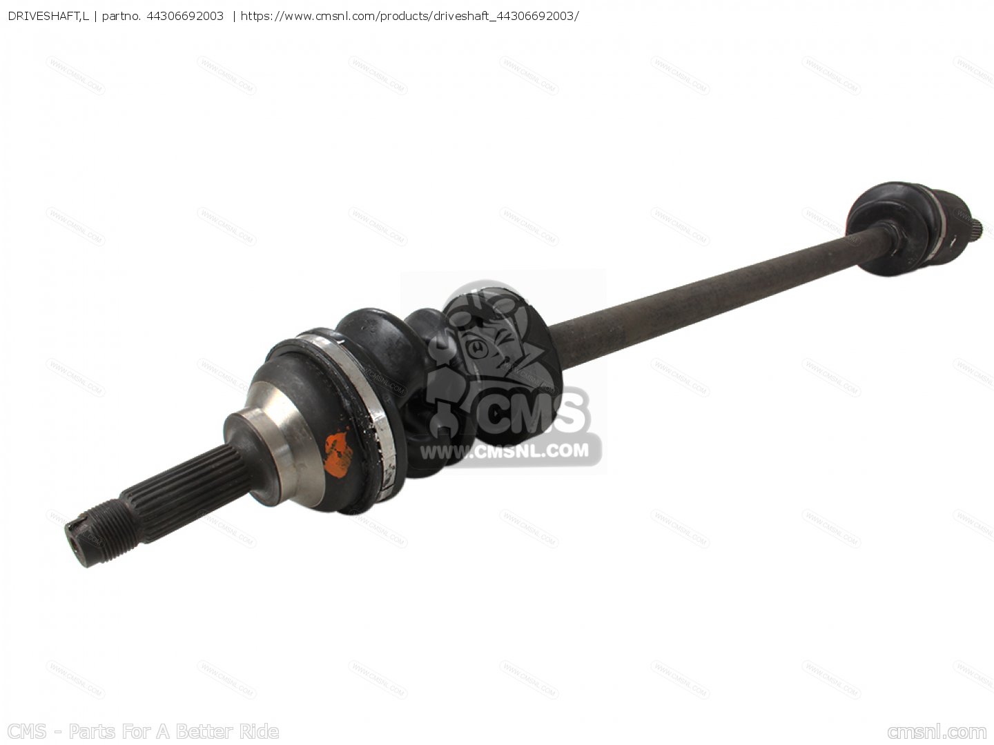 44306692003: Driveshaft,l Honda - buy the 44306-692-003 at CMSNL