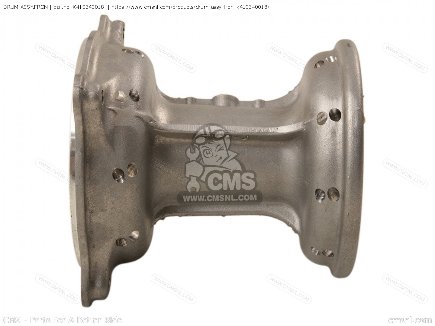 K410340018: Drum-assy,fron Suzuki - buy the K4103-40018 at CMSNL