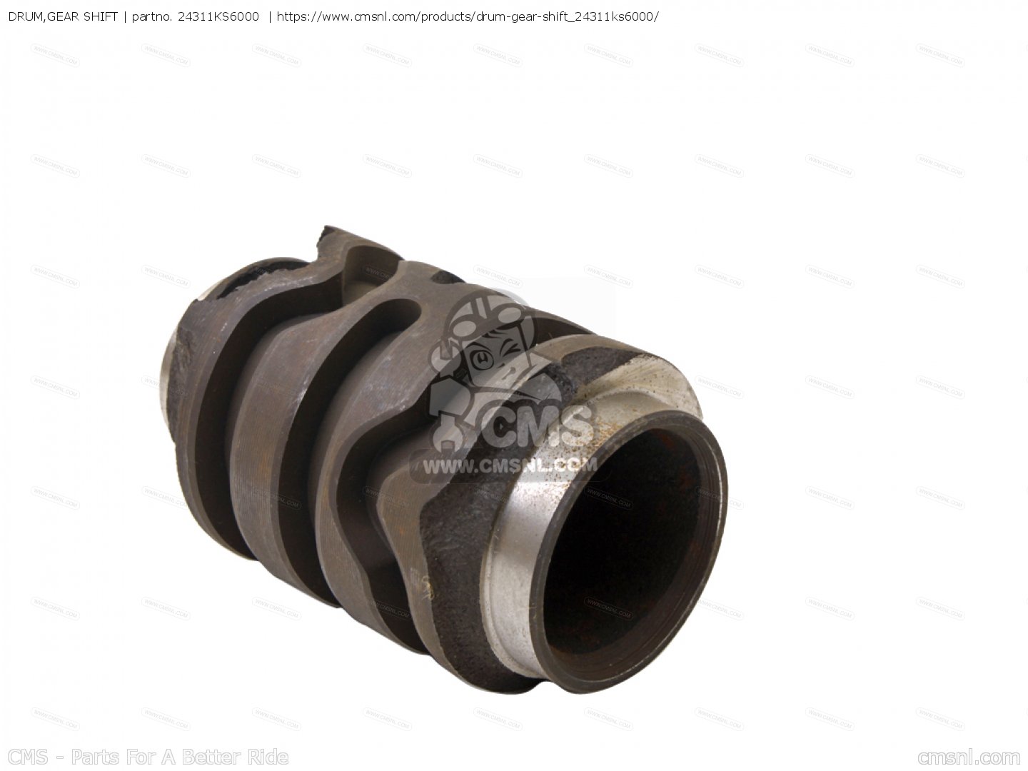24311KS6000: DRUM,GEAR SHIFT Honda - buy the 24311-KS6-000 at CMSNL