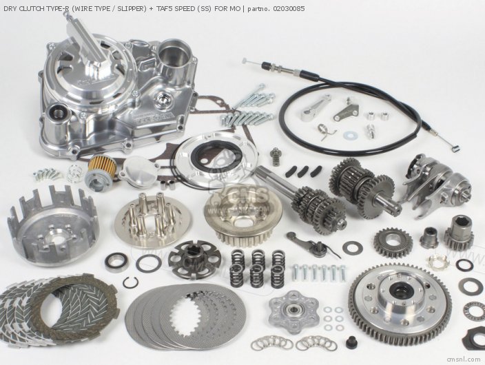 02030085: Dry Clutch Type-r (wire Type / Slipper) + Taf5 Speed (ss) For ...