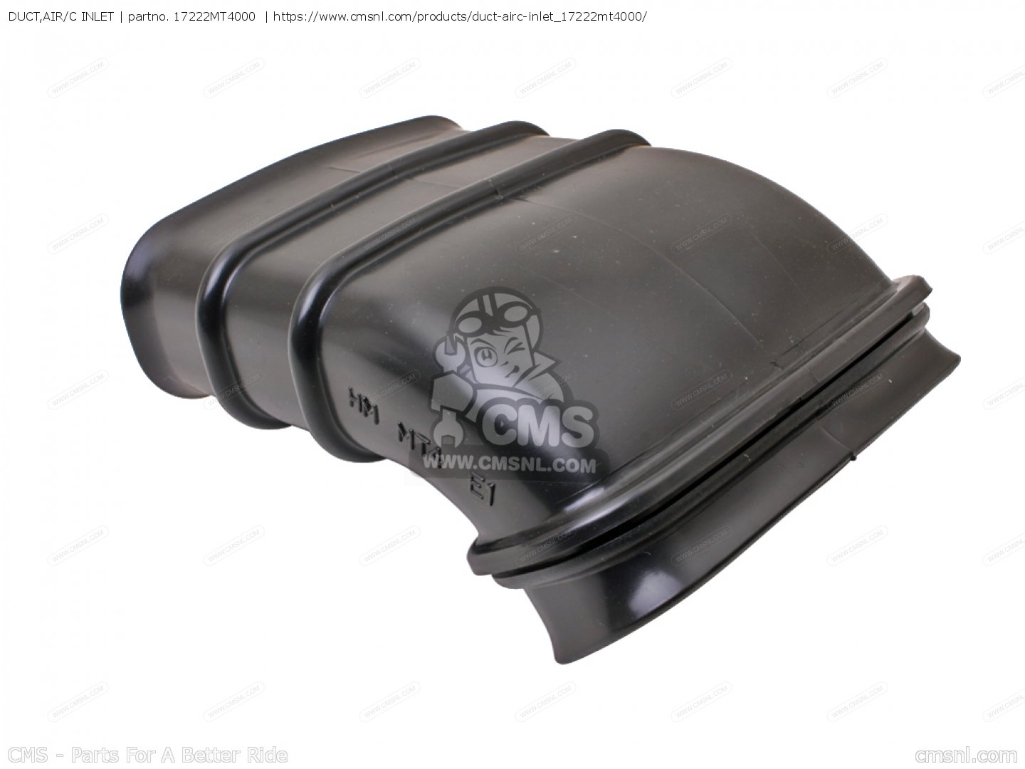 17222MT4000: Duct,air/c Inlet Honda - buy the 17222-MT4-000 at CMSNL